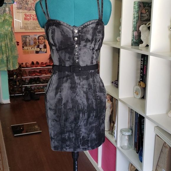 Dresses | Strappy 8s Style Rock N Roll Dress | Poshmark